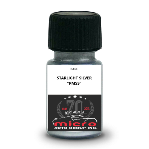 Touch up Paint Kit With Brush 2 Oz For Tesla Starlight Silver PMSS ...