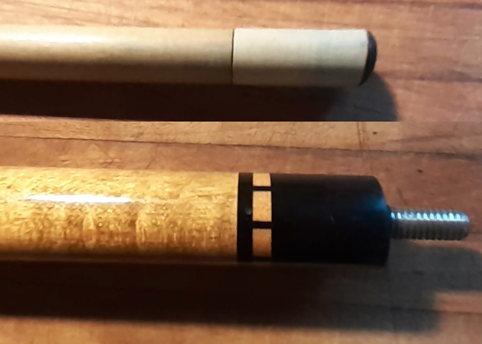 Classic 1980s Meucci Originals Pool Cue - 2pc, 19oz, 58 inches, Gold ...