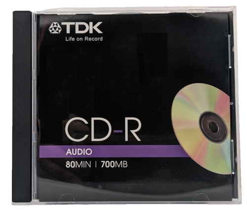 TDK CD-R80 – Audio Music Recordable Blank 80 Mins CD-R Disc NEW ...