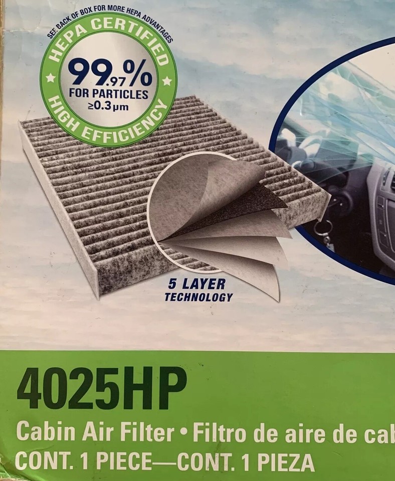 Microgard Hepa Premium Cabin Air Filter 4025HP - Made In USA | eBay