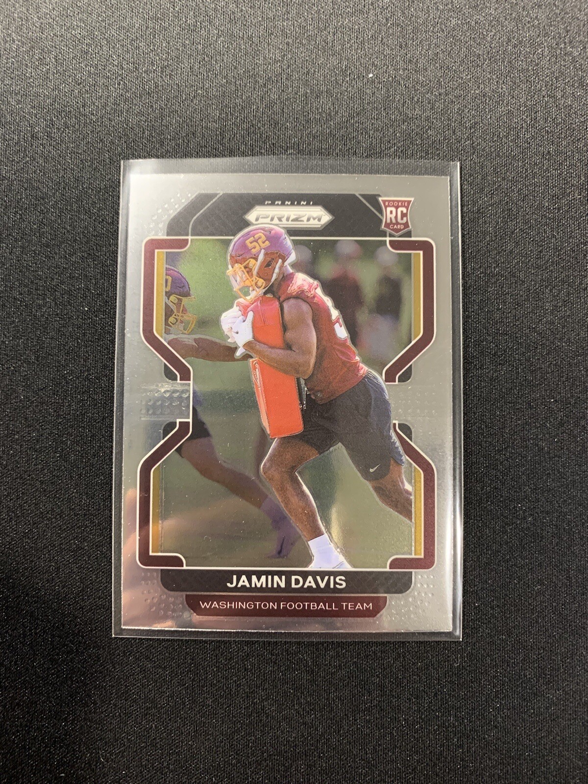 2021 PANINI PRIZM JAMIN DAVIS RC BASE ROOKIE CARD #383 WASHINGTON | eBay