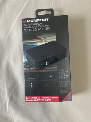 Monster Digital to Analog / Analog to Digital Combo Audio Converter ...