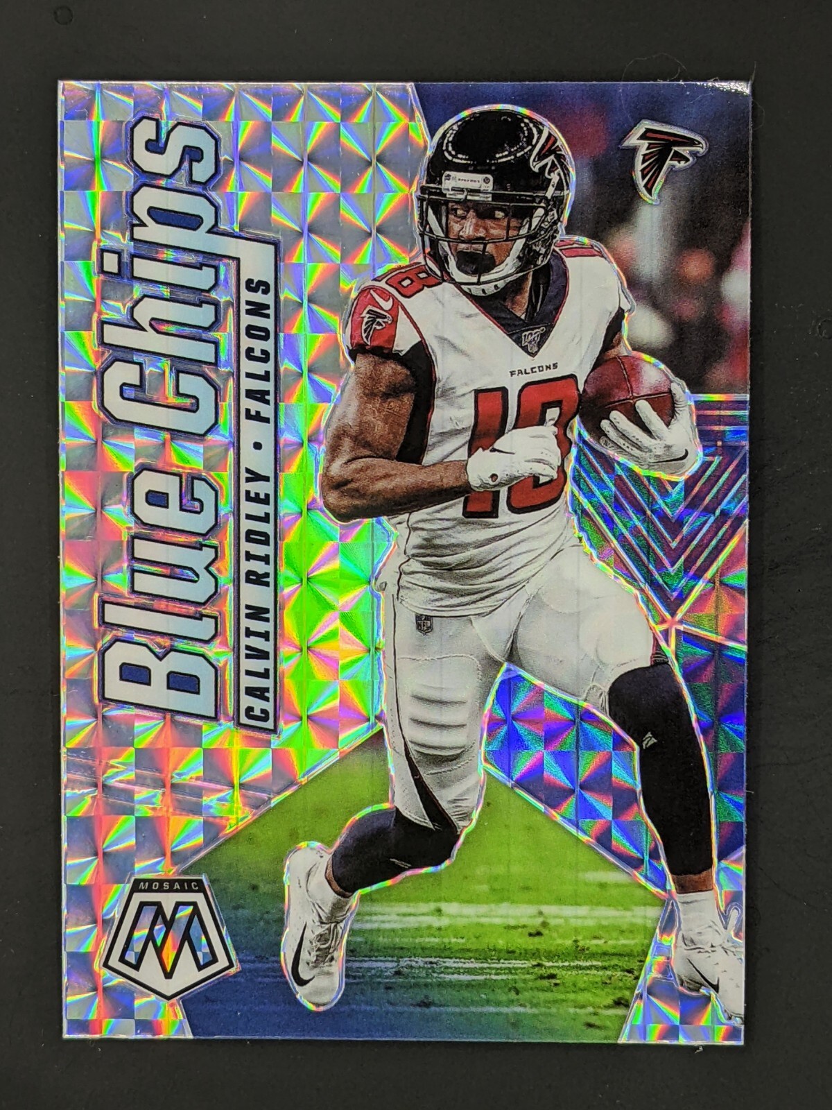 Calvin Ridley Atlanta Falcons 2020 Panini Mosaic Football Blue Chips ...