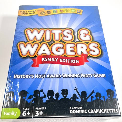 Wits and Wagers Family Edition Award Winning Party Game NEW SEALED | eBay