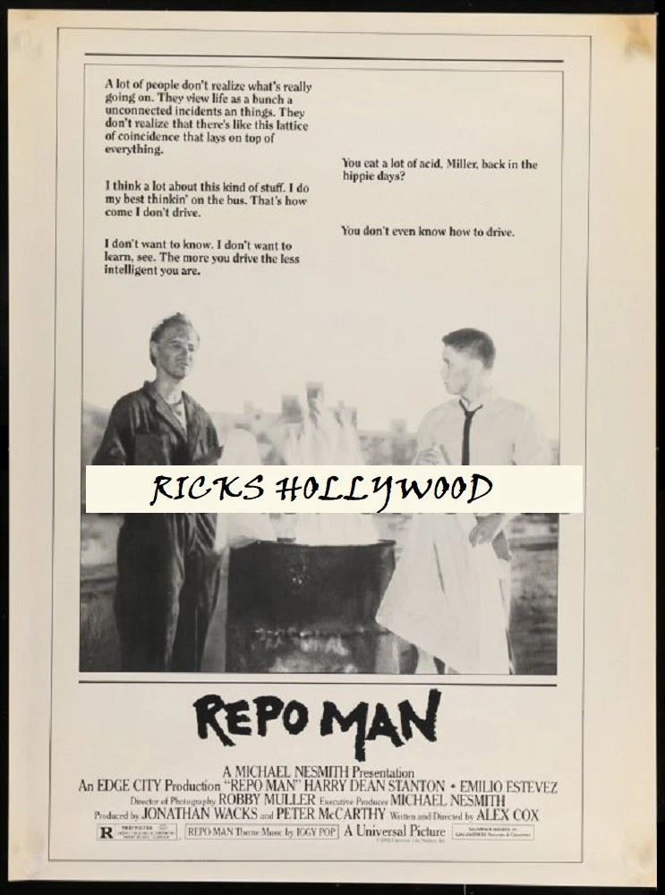 Harry Dean Stanton Repo Man