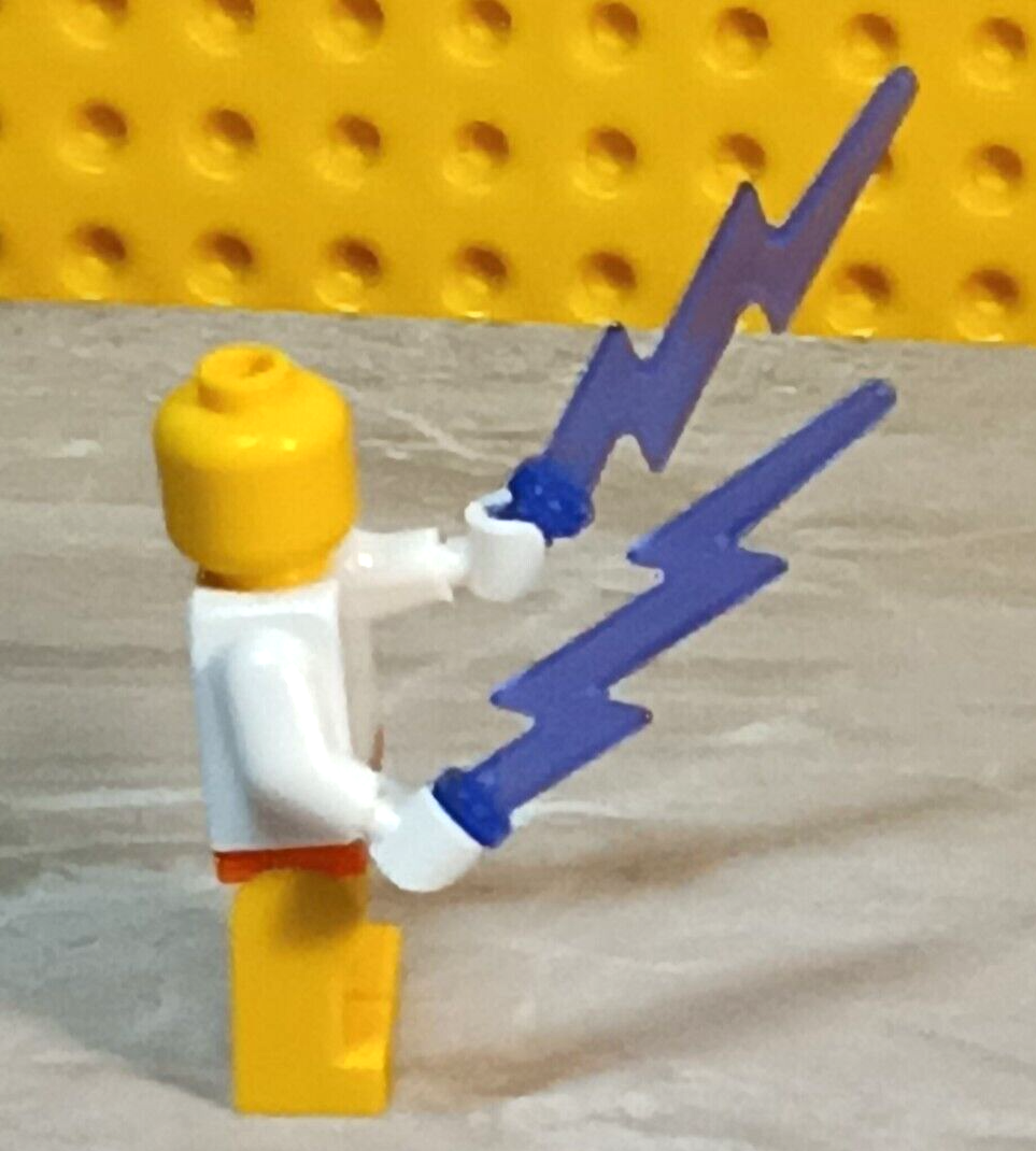 LEGO Energy Bolt Lot of 2 Power Burst Purple Weapon Ninjago Chima Greek ...