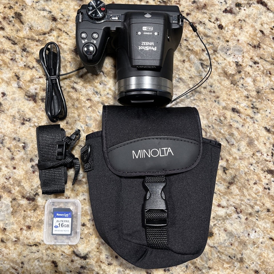 Minolta MN53Z Pro Shot 16MP HD Digital Camera with 53x Optical Zoom | eBay