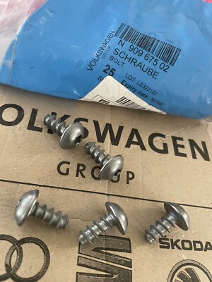 5x🔺️Genuine AUDI SEAT Hexagon Socket Head Panel Bolt 7X16 N90967502 | eBay