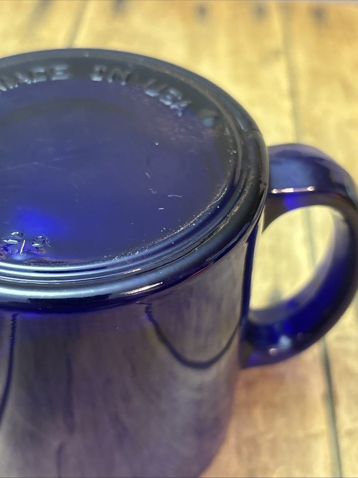 Vintage Keiko Oregon Coast Aquarium Coffee Mug Blue Glass Made USA | eBay