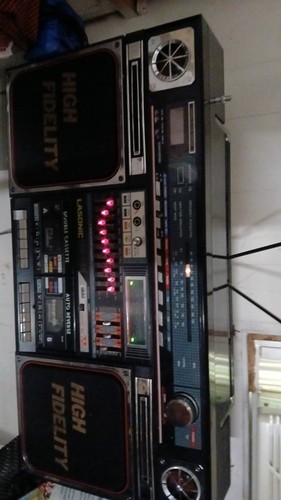 LASONIC TRC-935 🌈RaRe🌈 Vintage Stereo Cassette Boombox | eBay