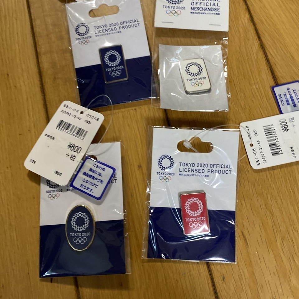 New Tokyo Olympics 2020 Rubber Keychain Pin Batch 6 pieces | eBay