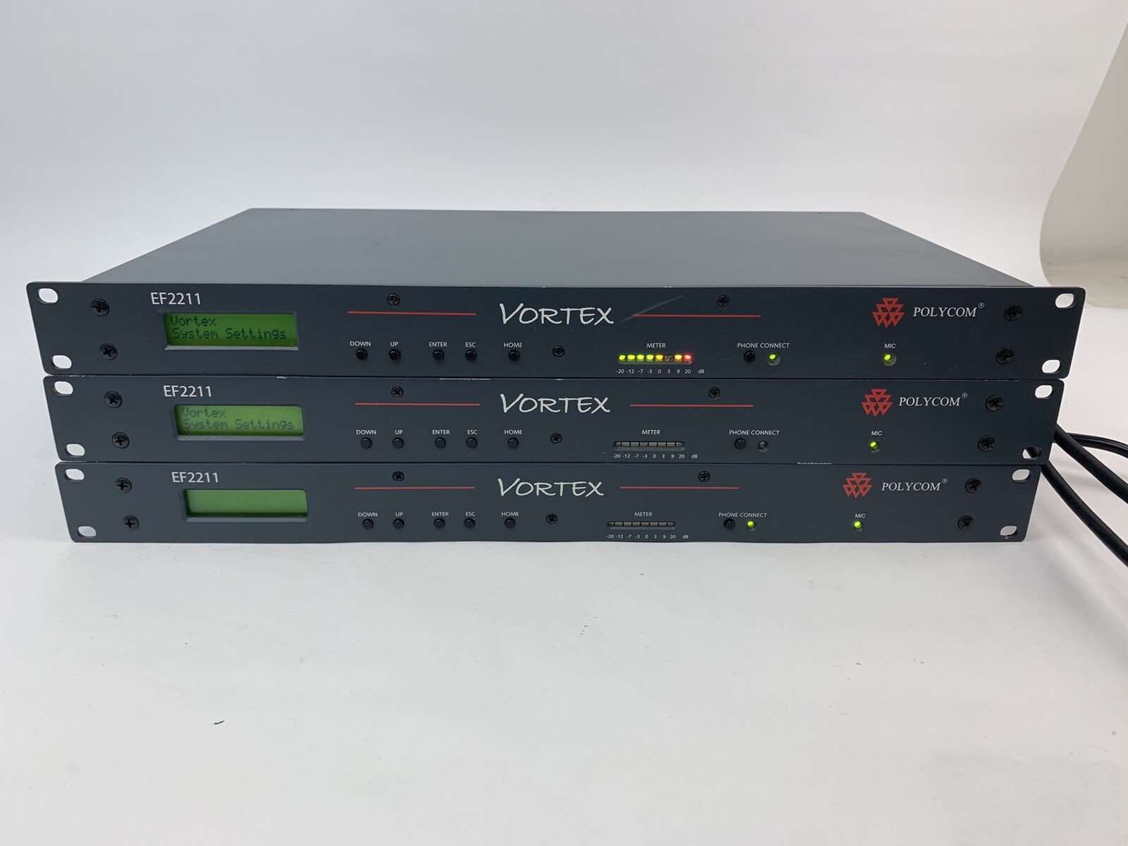 Polycom Vortex EF2211 Single-Channel Acoustic Echo or Noise Canceler "Lot of 3" | eBay