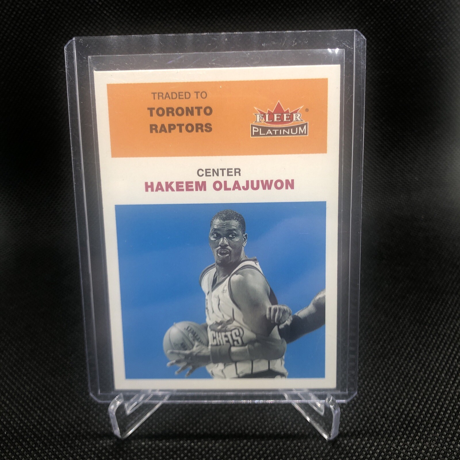 2001-02 Fleer Platinum Hakeem Olajuwon Toronto Raptors #50 | eBay