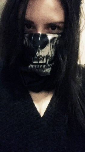 Salt Armour SA Tactical Black Skull Face Shield Sun Mask Balaclava USA ...