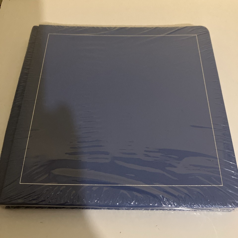 Creative Memories 12x12 Blue Scrapbook Album Old Style Scroll - New and ...