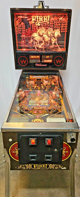 FIRE! Pinball Machine - Williams 1987 - 3527 | eBay