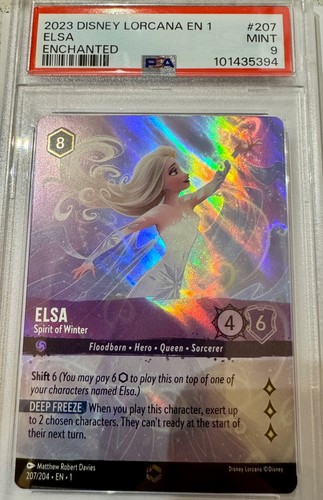 Elsa - Spirit of Winter (Enchanted) 207/204 The First Chapter Holo for ...