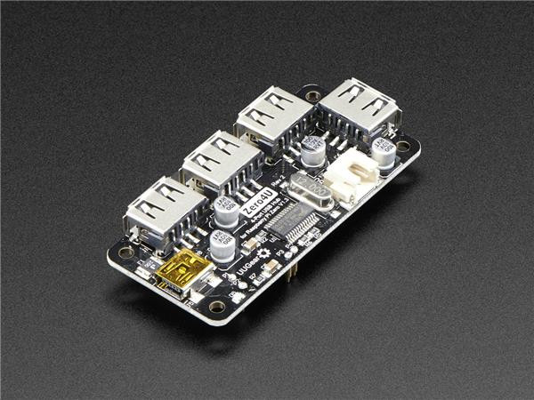1Pcs 3298 Interface Development Tools Zero4U - 4 Port USB Hub for RPi ...