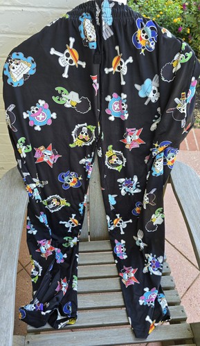 Hot Topic One Piece Jolly Roger Pajama Pants | eBay