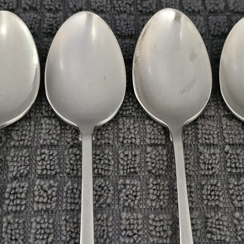 Oneida AMERICAN COLONIAL Teaspoons Set Of 5 STAINLESS Flatware Cube | eBay