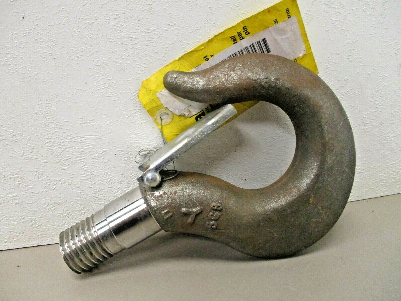 Yale 5GB Threaded Hoist Hook 1-1/4-6 Threads 1-1/2" OD Shoulder | eBay