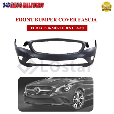 Front Bumper Cover Fascia For 2014-2016 Mercedes CLA250 MB1000440 ...