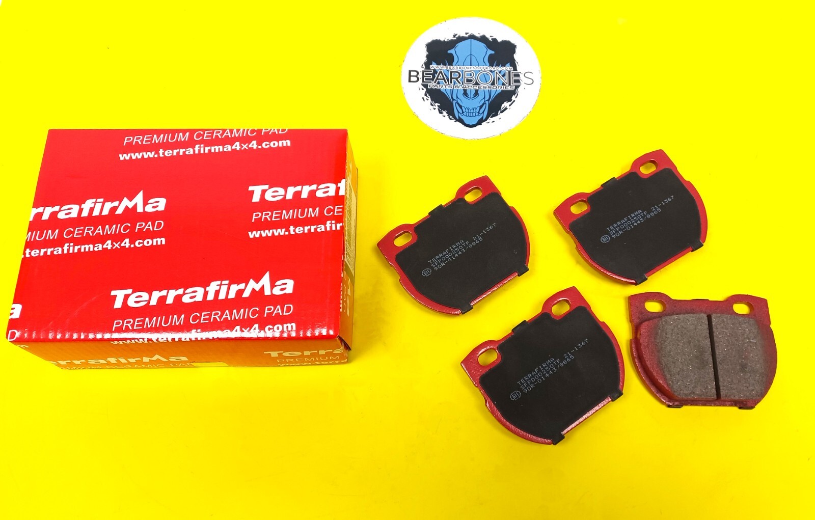 Land Rover Defender 110 130 Rear Brake Pads TD5 Puma 2003 on- SFP000250 ...