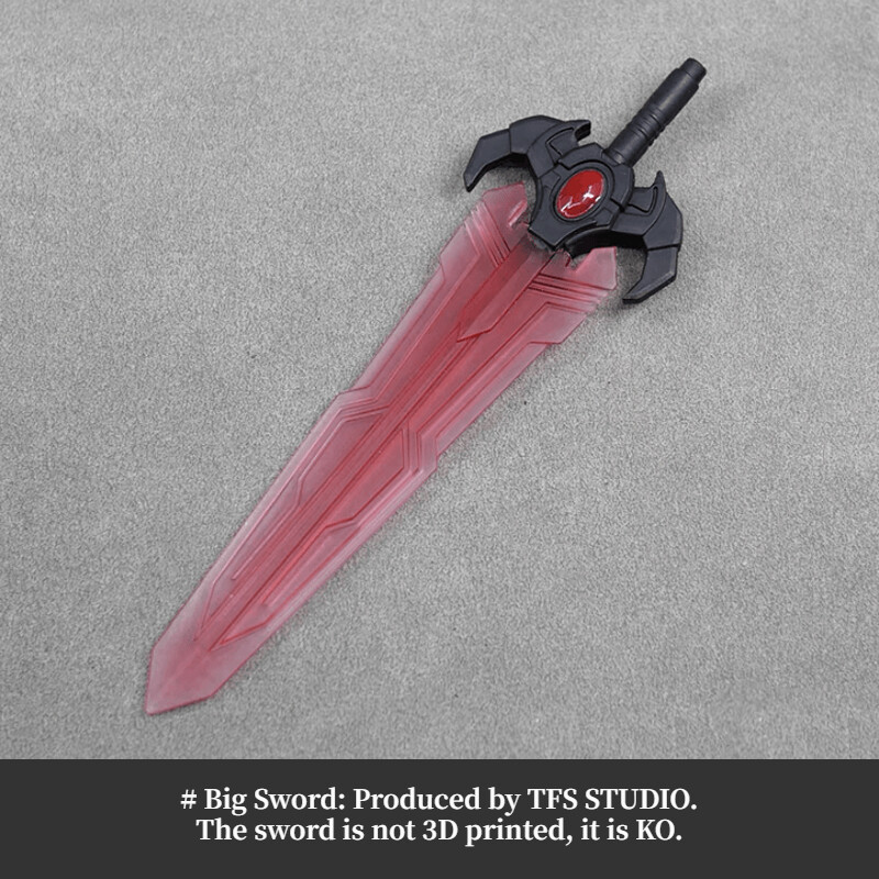 3D Prin Upgrade Kit Big Sword Cloak Wheel Replenish Filler For Legacy ...