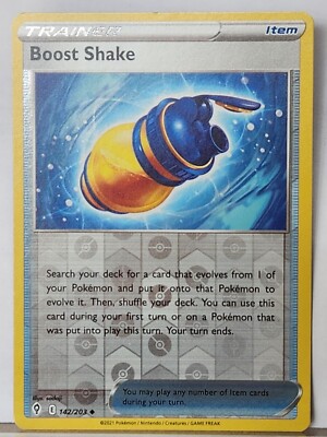 Reverse Holo Boost Shake 142/203 Uncommon Evolving Skies Pokemon TCG | eBay