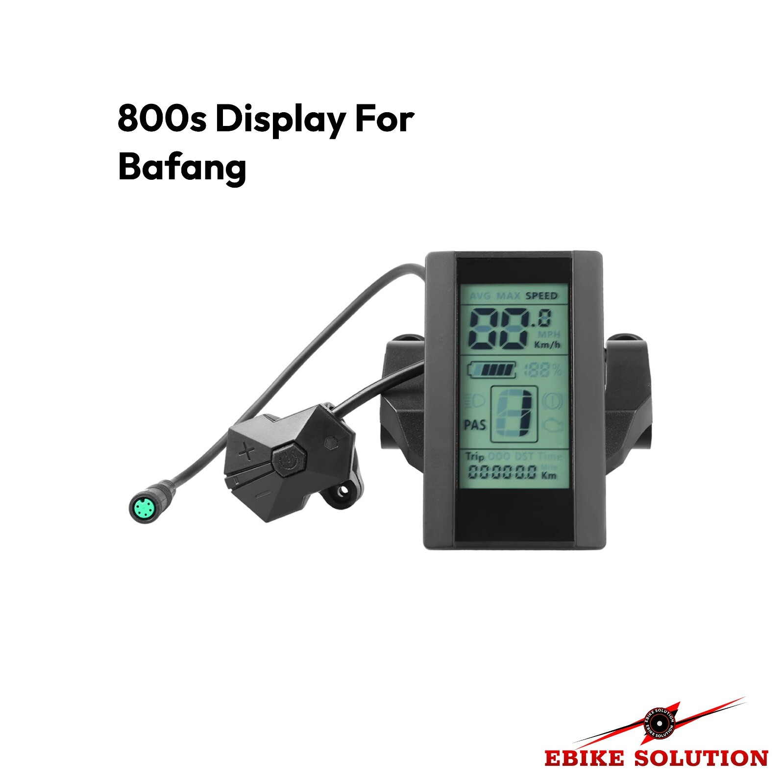 800S LCD Display Bafang BBS01 BBS02B BBS02 BBS02B BBSHD Mid Drive Motor ...