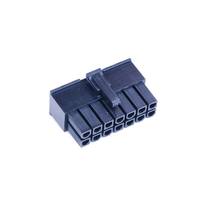 Shakmods 14 pin Female Power Supply Connector Socket Black + 14 Free ...