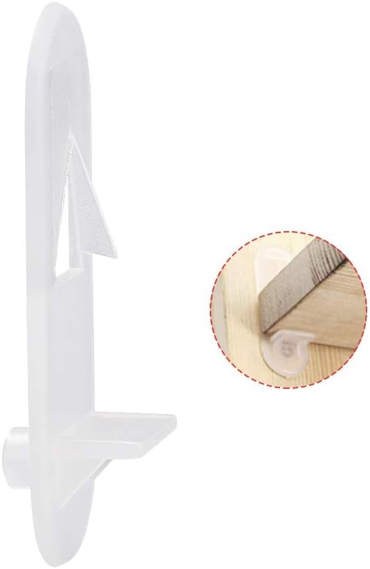 Plastic Shelf Support Pegs 20pcs 7mm Locking Shelf Pins, Cabinet Shelf ...