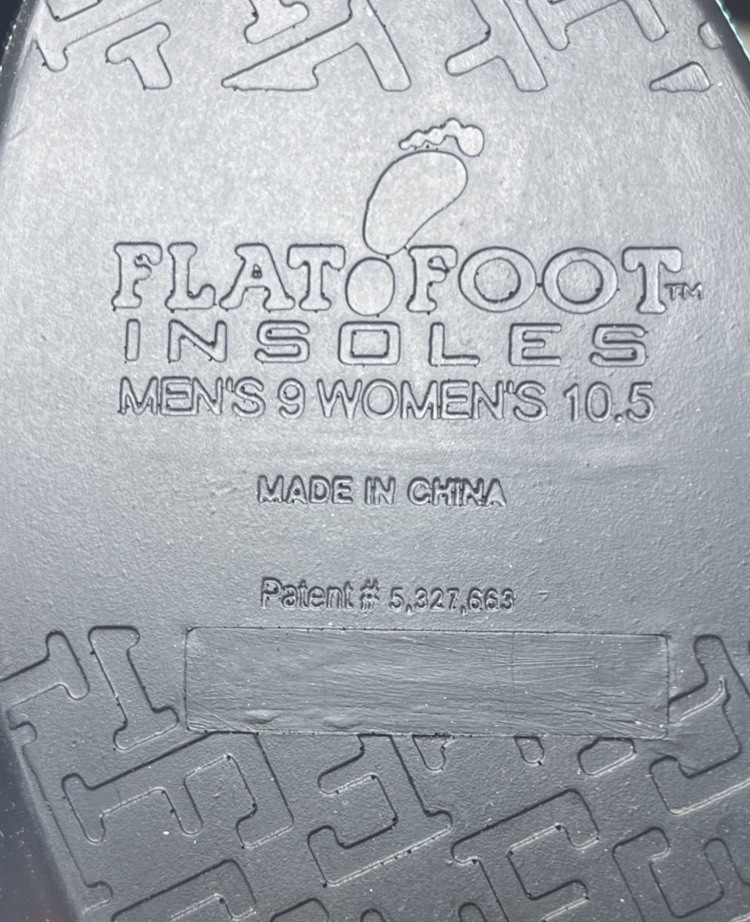 10 Seconds Flat Foot Insoles | eBay