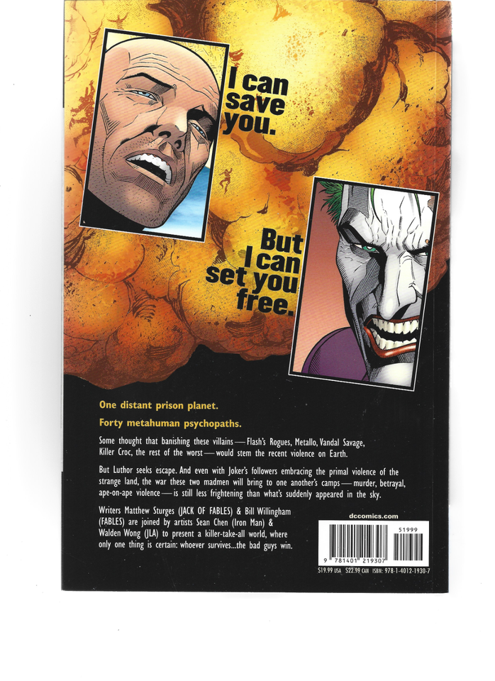 JLA SALVATION RUN TPB(DC 2008 )-SOFT COVER -VF+ | eBay