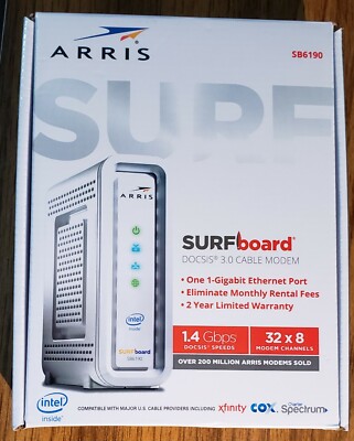 ARRIS SURFboard DOCSIS 3.0 Cable Modem - SB6190 612572214077| eBay