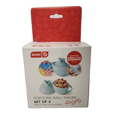 DASH Popcorn Ball Maker - Aqua - Set of 2 / Easy Grip Handle | eBay