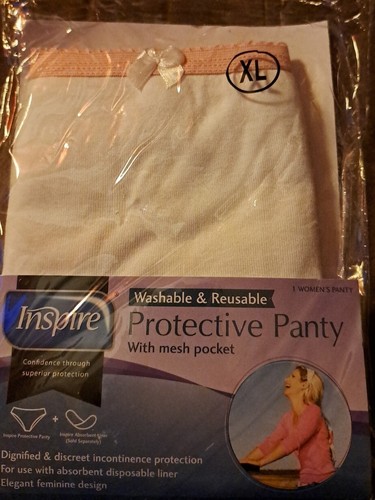 Inspire Protective Panty, Washable and Reusable, with Mesh Pocket, Size ...