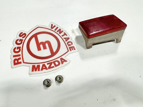 Mazda Rx3 Coupe Sedan Rear Bumper Red Reflector | eBay