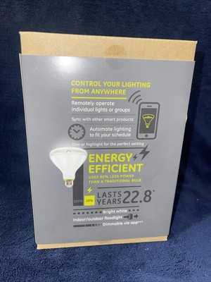 GE Link Smart LED Light Bulb PAR38 Bright White Link Wink Zigbee PSB38 ...