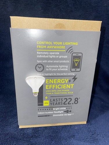 GE Link Smart LED Light Bulb PAR38 Bright White Link Wink Zigbee PSB38 ...