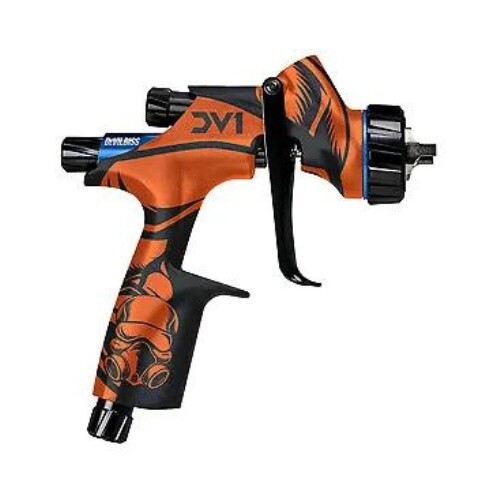 DeVilbiss 905920 DV1 Basecoat Spray Gun, Old School Digi HVLP, Multi ...