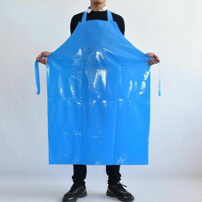 TPU Waterproof Apron Acid Alkali Resistance Kitchen Overall Pinafore ...