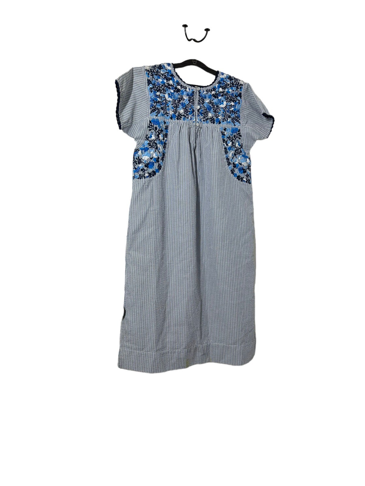 Read- Sister Mary Dress “Mary” Blue White Striped Sho… - Gem