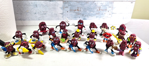 Large Lot (24) Vintage California Raisins Figures Rubber Men Band ...