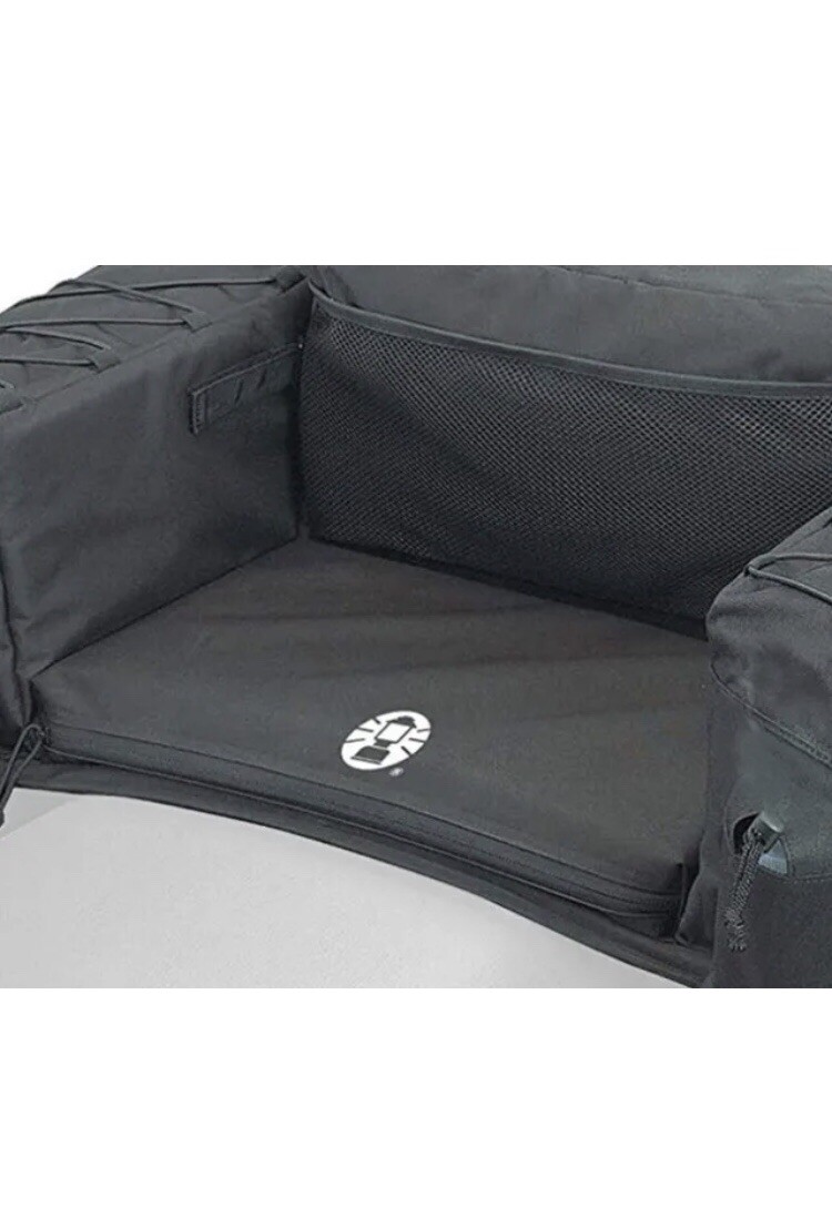 Coleman ATV Rear Padded Bottom Bag Storage Seat Cush 4 Wheeler Cargo ...