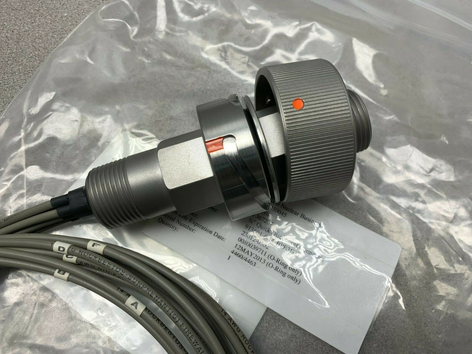 NEW NO BOX EGS 3/4" QUICK DISCONNECT CONNECTOR 913601-6-14-BPE3F00 | eBay