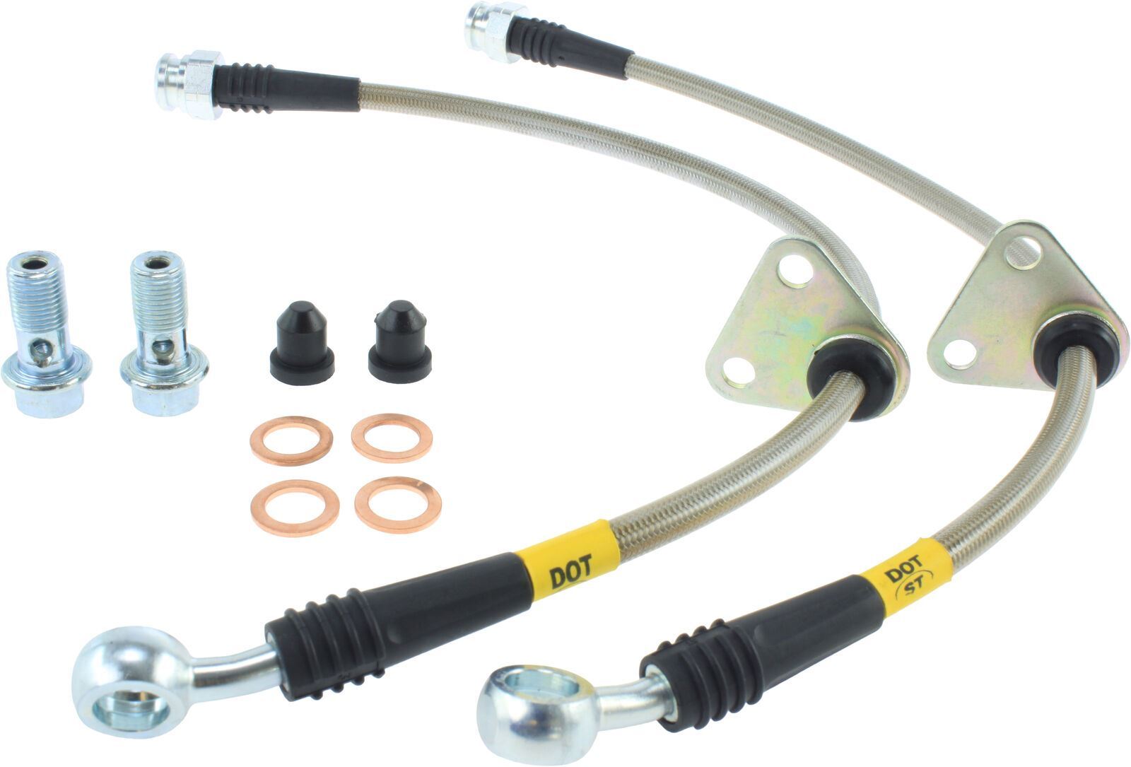 For 2000-2005 Honda S2000 StopTech Rear Stainless Steel SS Brake Lines ...