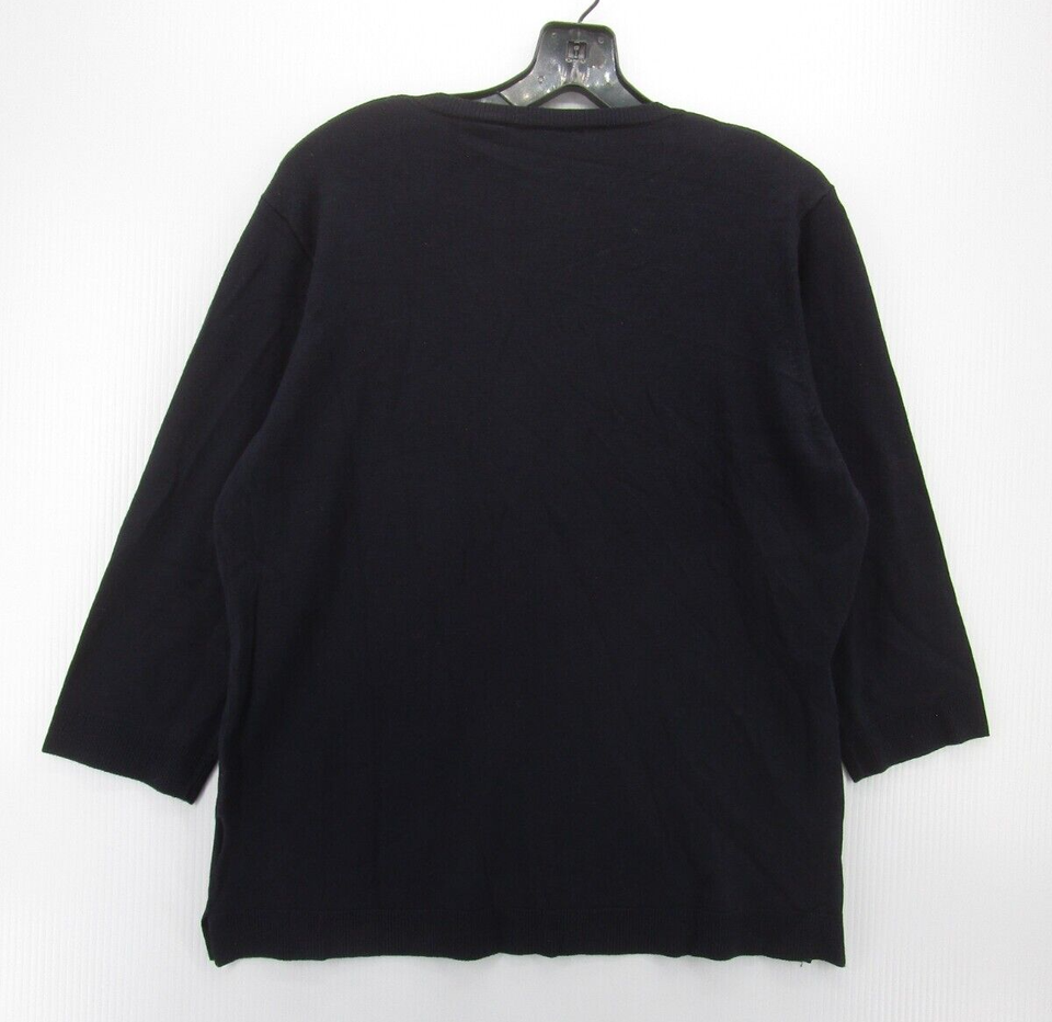 525 America Sweater Women XL Blue Pullover Nylon Breathable Knit Dark ...
