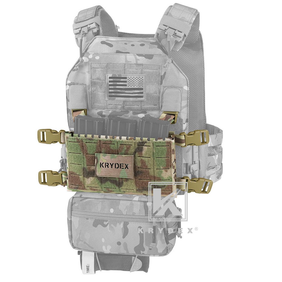 KRYDEX MK5 Micro Fight Chest Rig Placard Laser-cut MOLLE H Harness Fat ...