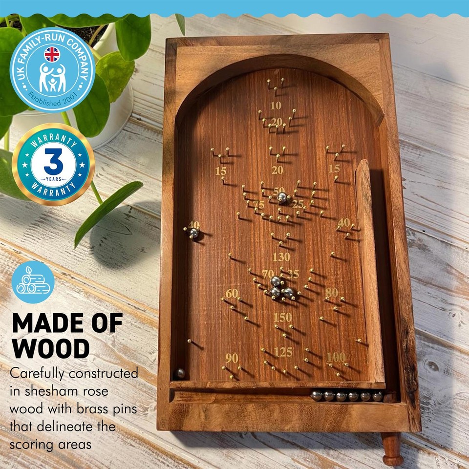 Klassischer Vintage-Stil TISCH-FLIPPER-BAGATELLE-SPIEL | eBay.de